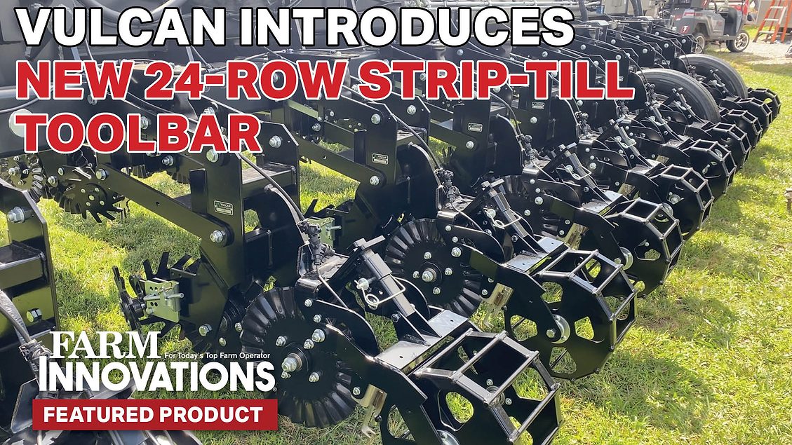 [Video] Vulcan Introduces New 24-Row Strip-Till Toolbar
