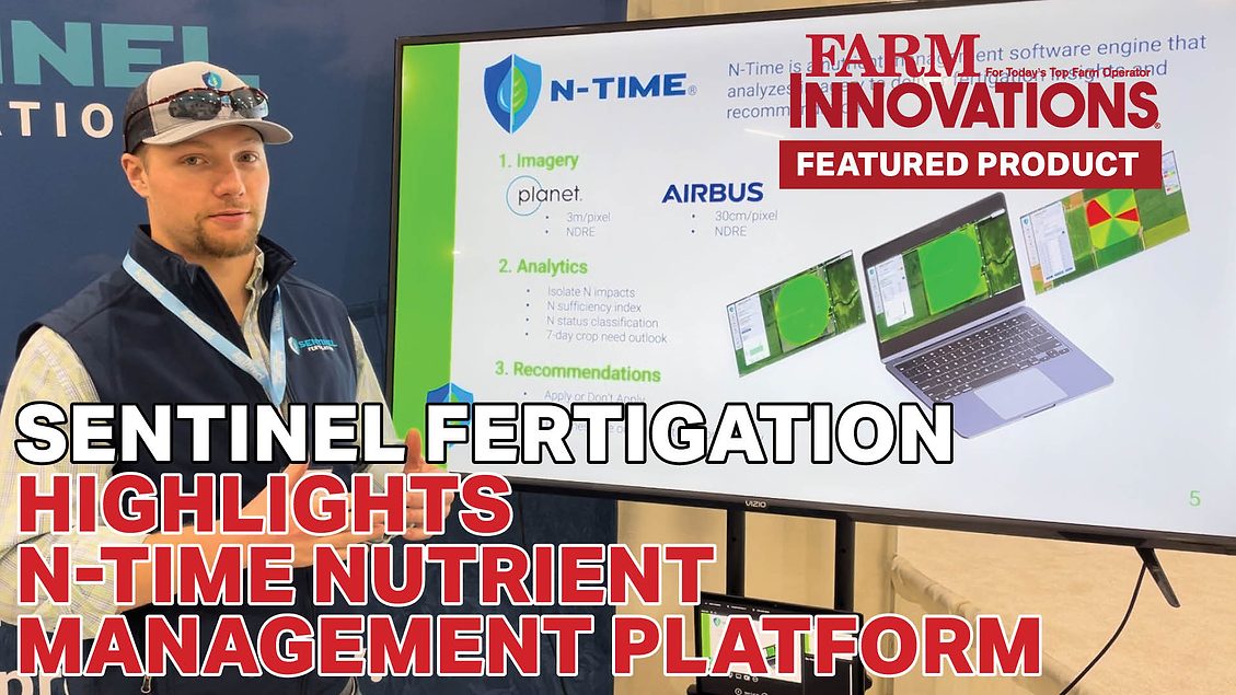 [Video] Sentinel Fertigation Highlights N-TIME Nutrient Management Platform
